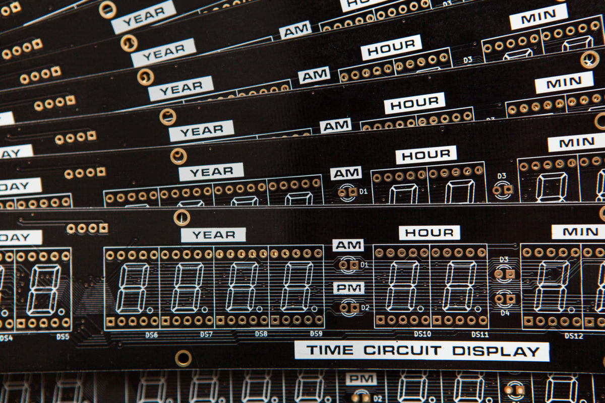 Making a Time Circuit Display Schematic - Parts Not Included