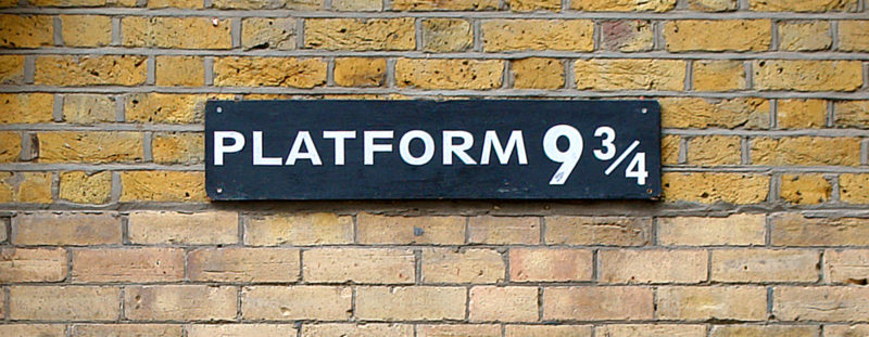 DIY Platform 9 ¾ Sign from King's Cross - Parts Not Included