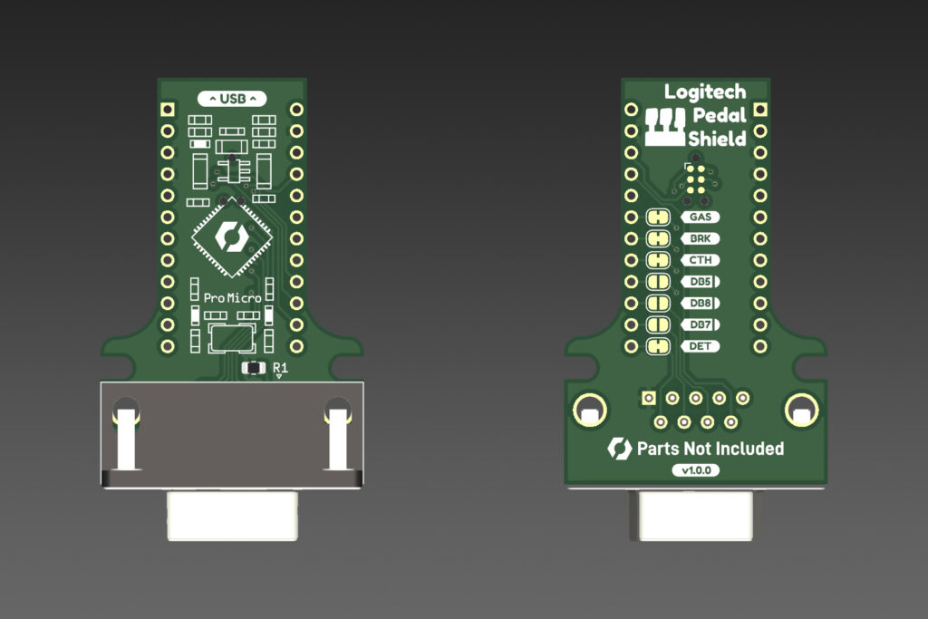 Sim Racing Shields for Arduino - Parts Not Included